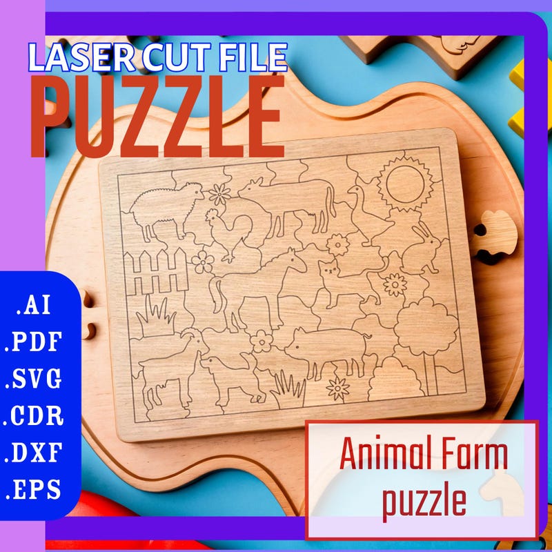 Laser Cut Puzzle - Etsy