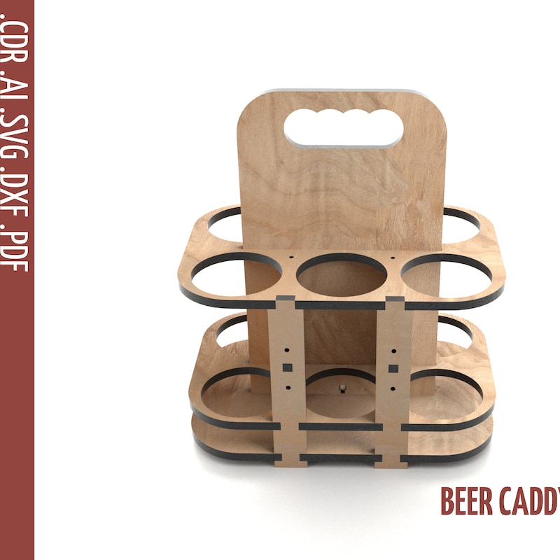 Laser Cut Beer Caddy - Etsy