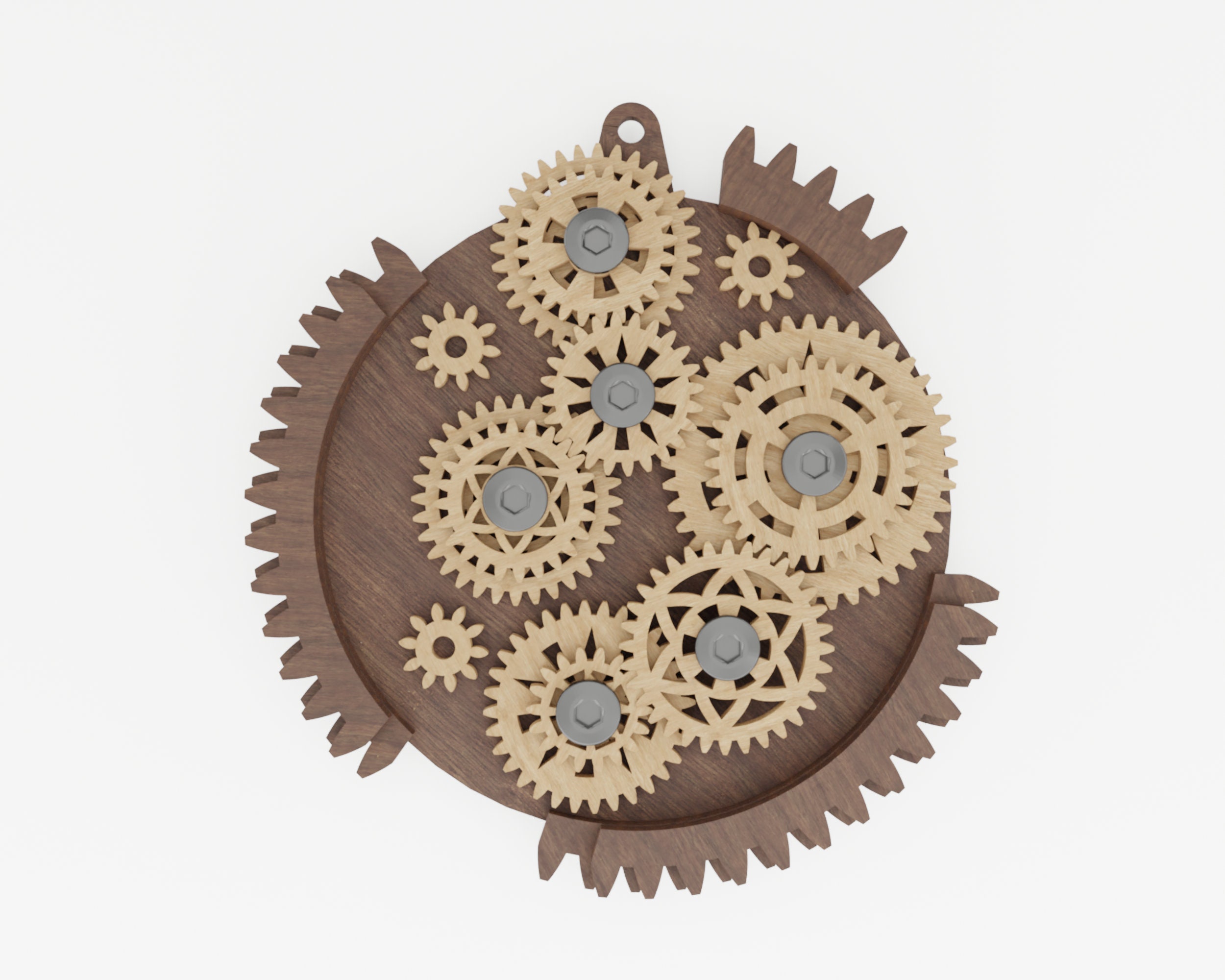 Steampunk Clock Pendant Gears Laser Cut Files Cnc Files for - Etsy