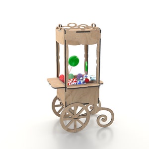 Candy Box SVG Laser Cut Files / Wooden Candy Basket Cnc Vector Files ...