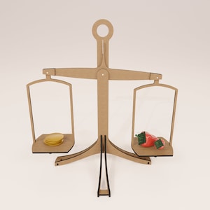 Balance Scale Laser Cut File | Kitchen Balance Scale Template Dxf ...