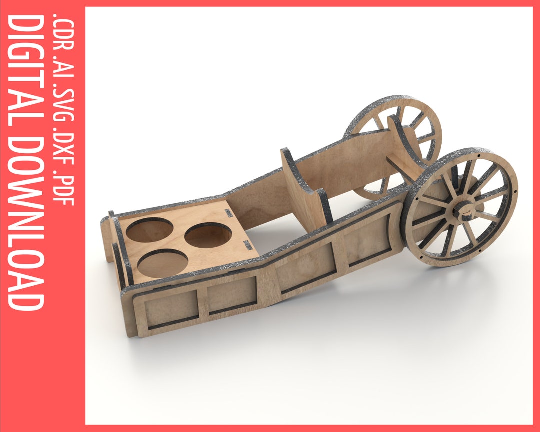 Barware Stand for Bottle With Shot Laser Cut File / Wine Holder SVG ...