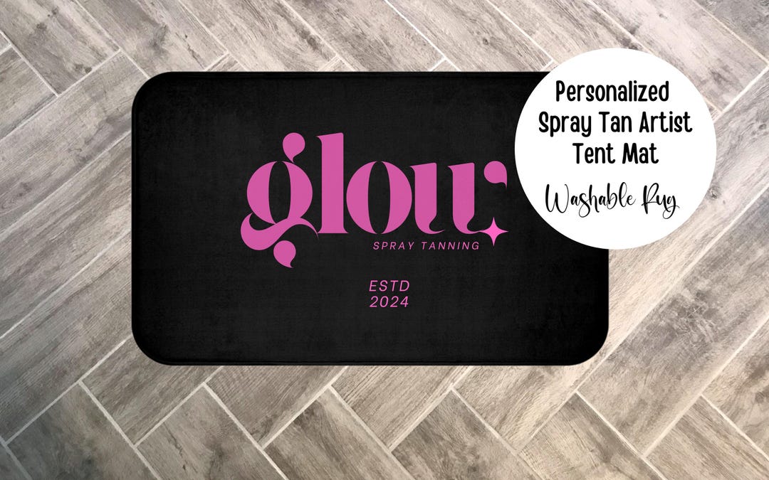 Spray Tan Artist Tent Mat Spray Tan Artist Supplies Esthetician ...