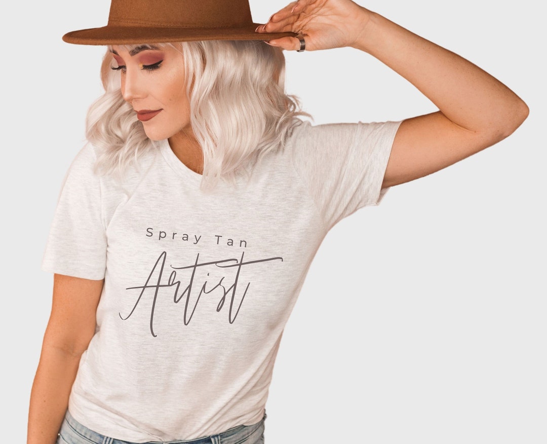 Spray Tan Artist Shirt Salon Shirt Beauty Industry Sunless - Etsy