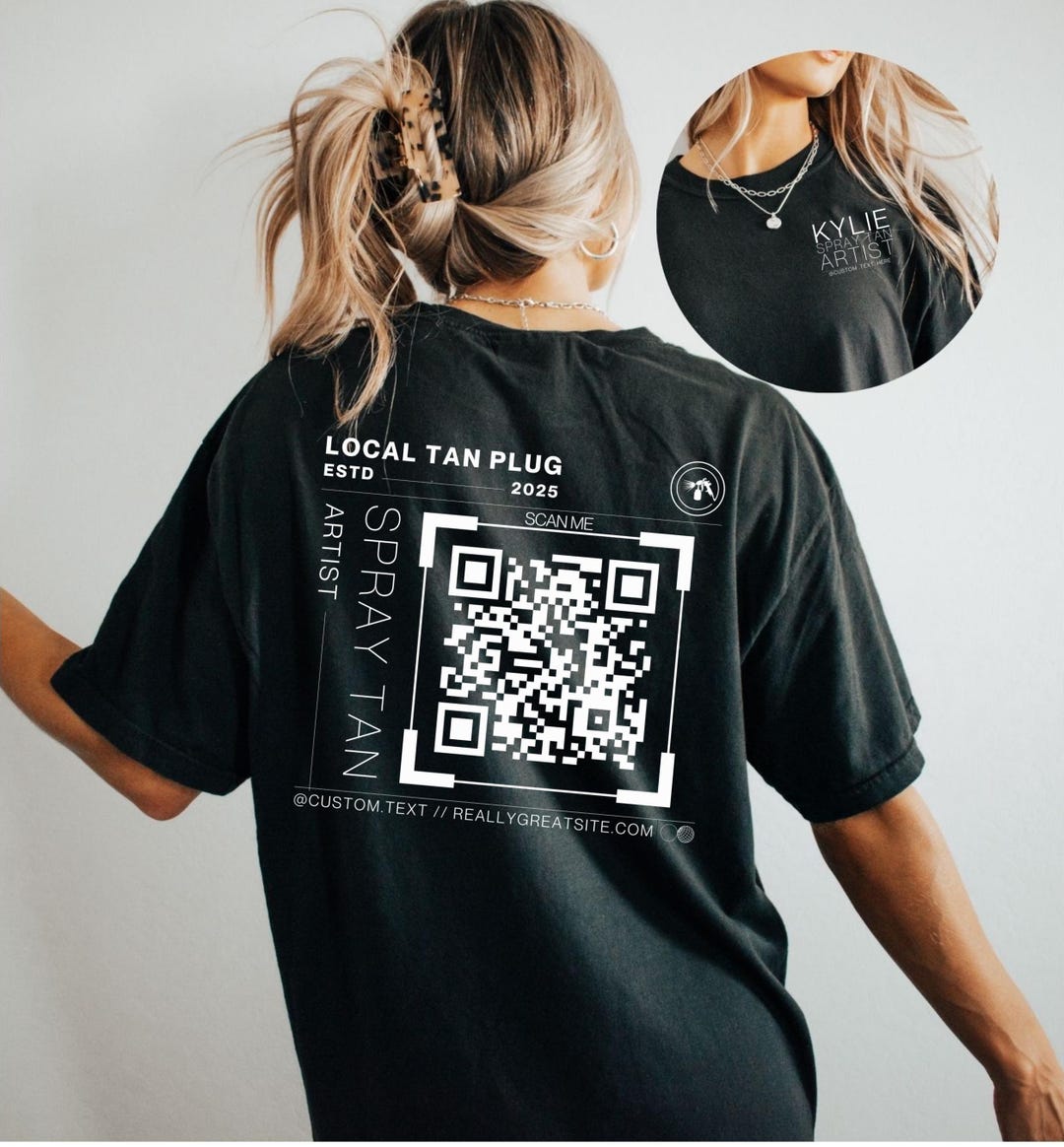 Custom Spray Tan Artist Shirt Tanning Tshirt Salon Gift, Spray Tan ...