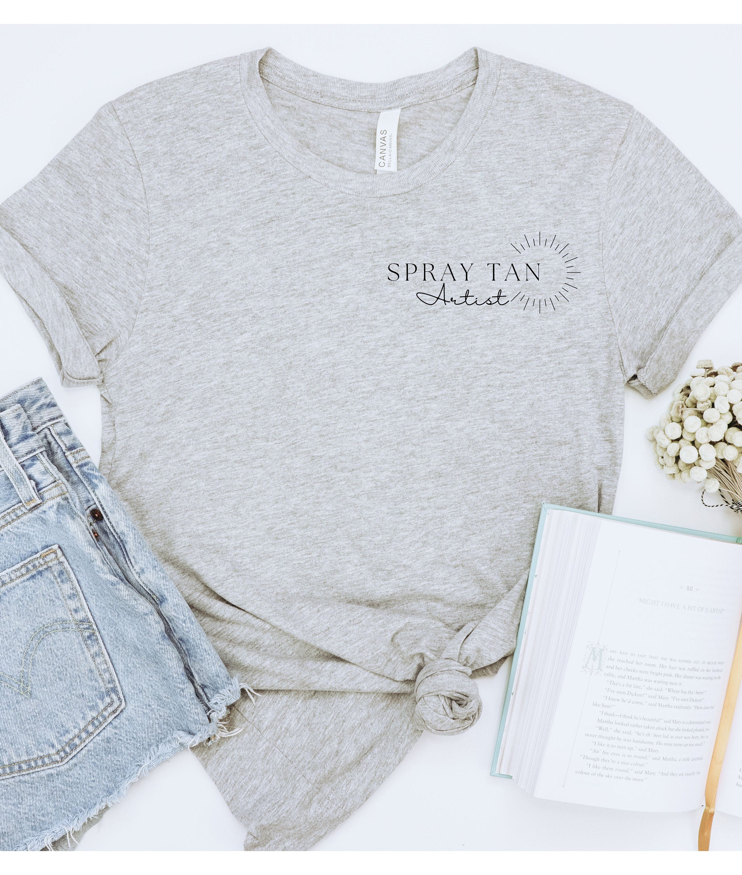 Personalized Spray Tan Artist Shirt -spray Tan Tshirt - Tanning Salon ...