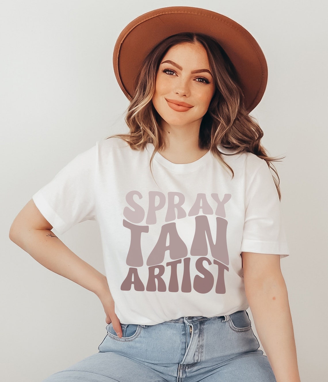 Spray Tan Artist Shirt Spray Tan Tech Crewneck Gift for Spray Tan ...