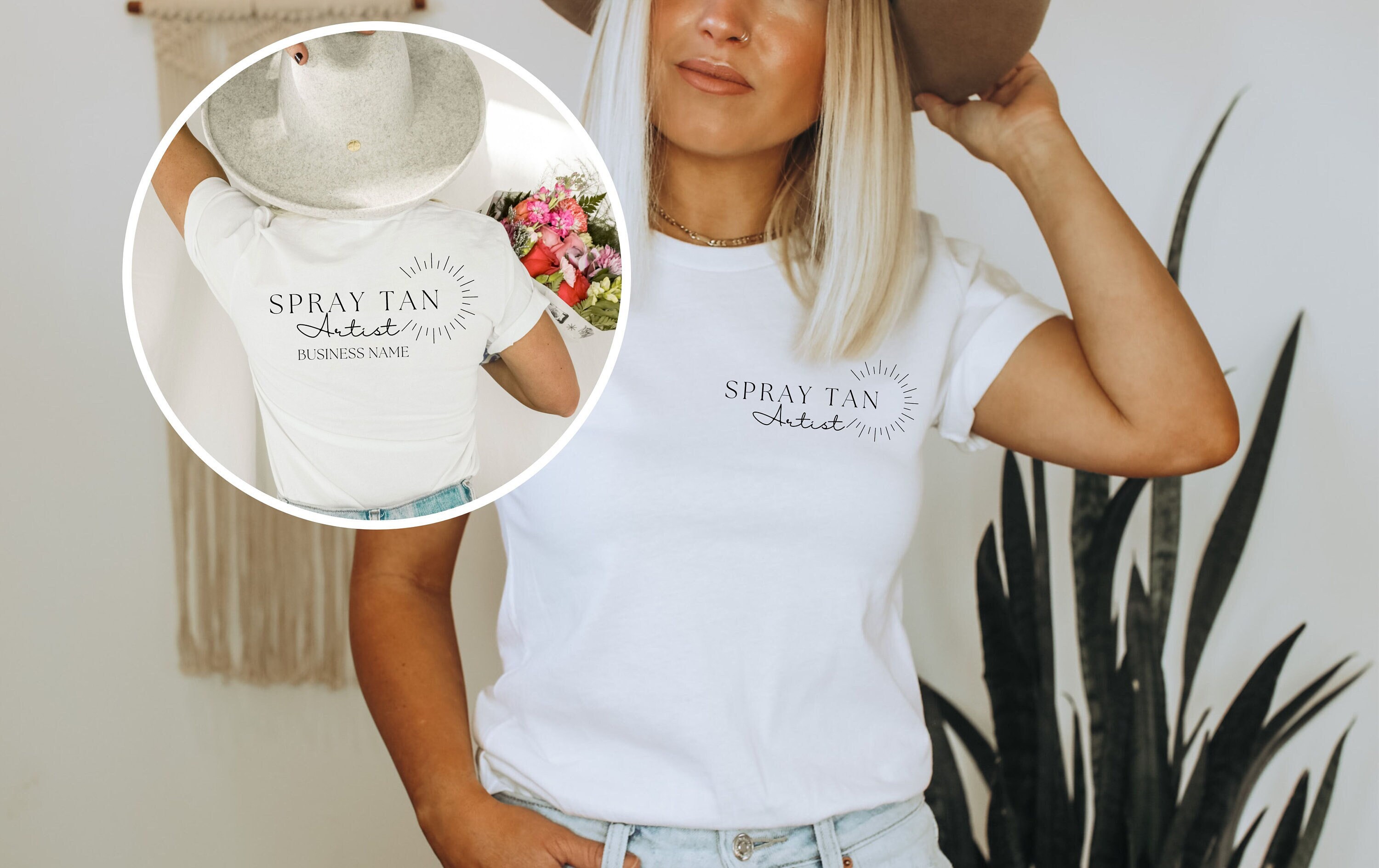 Personalized Spray Tan Artist Shirt -spray Tan Tshirt - Tanning Salon ...