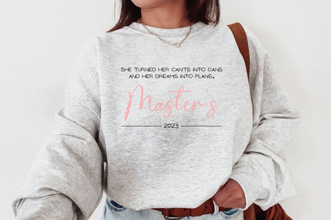 Gifts for Her, Masters Degree Shirt, Graduation Gifts, MBA Gift for Her ...