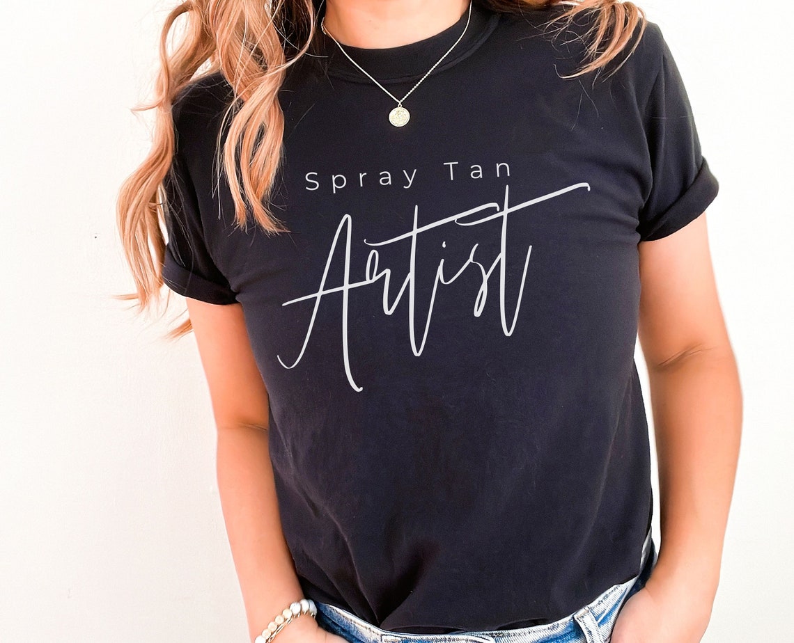 Spray Tan Artist Shirt Salon Shirt Beauty Industry Sunless - Etsy