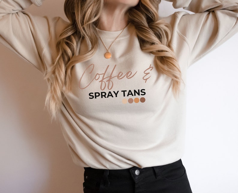 Spray Tan Artist Sweater Bronze Sunless Salon Sweatshirt - Etsy
