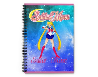 Sailor Moon Spiral Notebook - Etsy