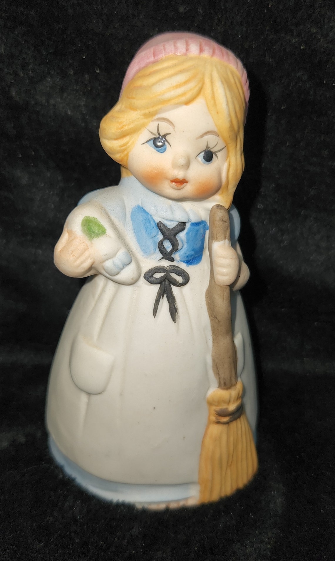 Jasco Taiwan Girl With Broom Bell - Etsy