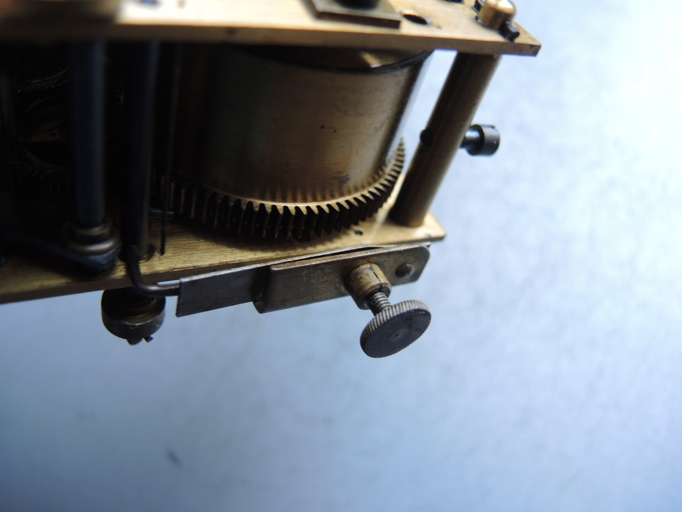 Genuine Antique Solid Brass and Metal Clock Movement Tobias Bauerle ...