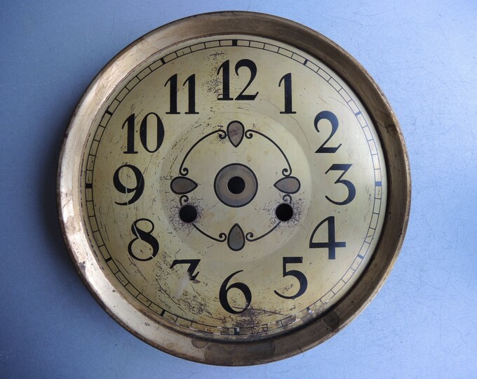 Antique Clock Brass and Metal Dial MAUTHE Late 1800s / German Wall ...
