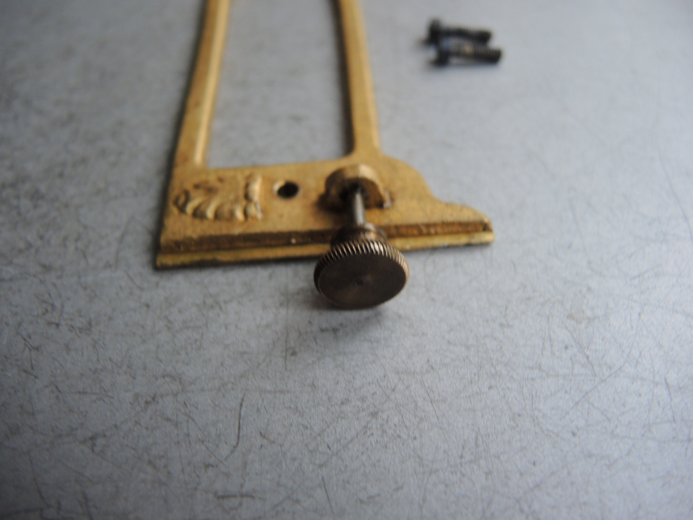 Set of Antique Brass Head Clock Movement Mount Fixation Screws - Etsy