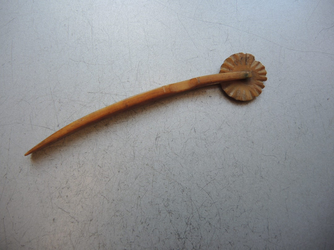 Very Old Antique Bone PIE CRIMPER Pastry Jagging Wheel / Cutting Wheel ...