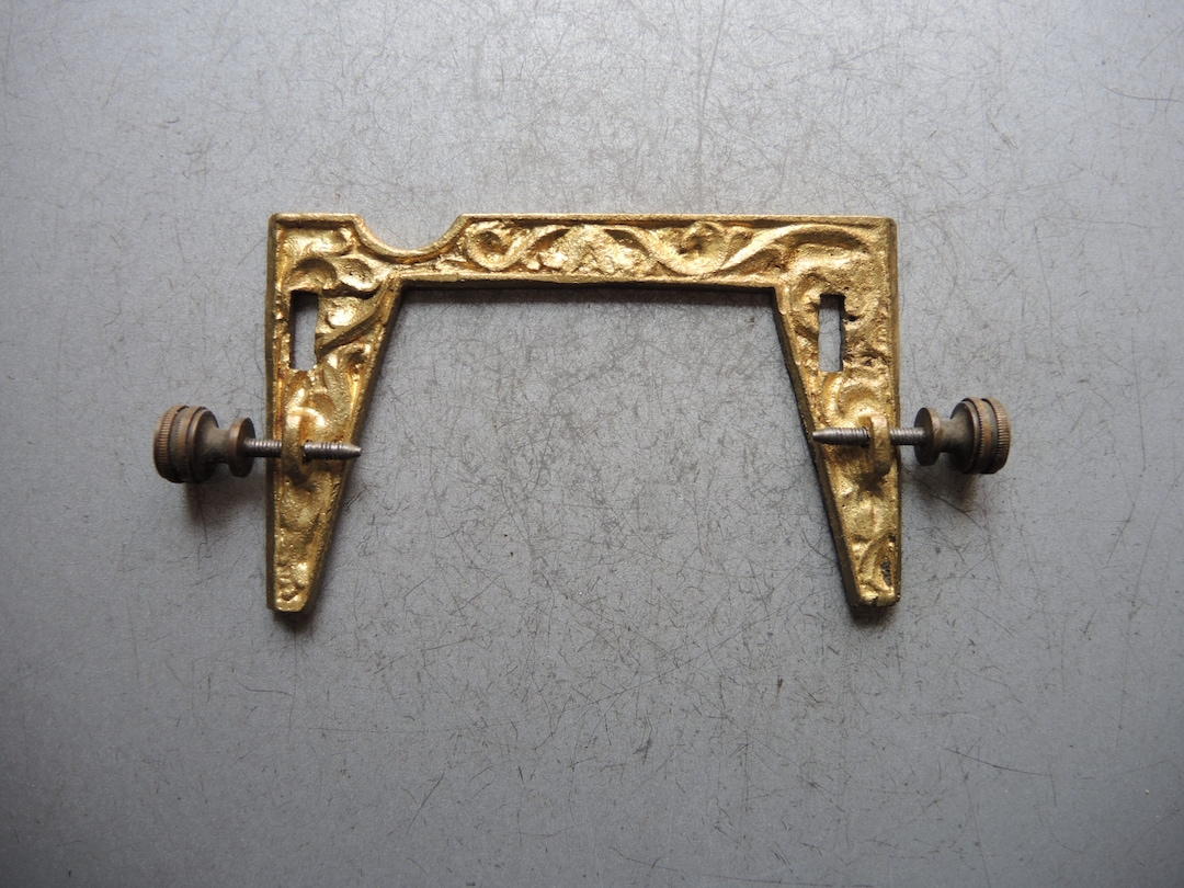 Set of Antique Brass Head Clock Movement Mount Fixation Screws With ...