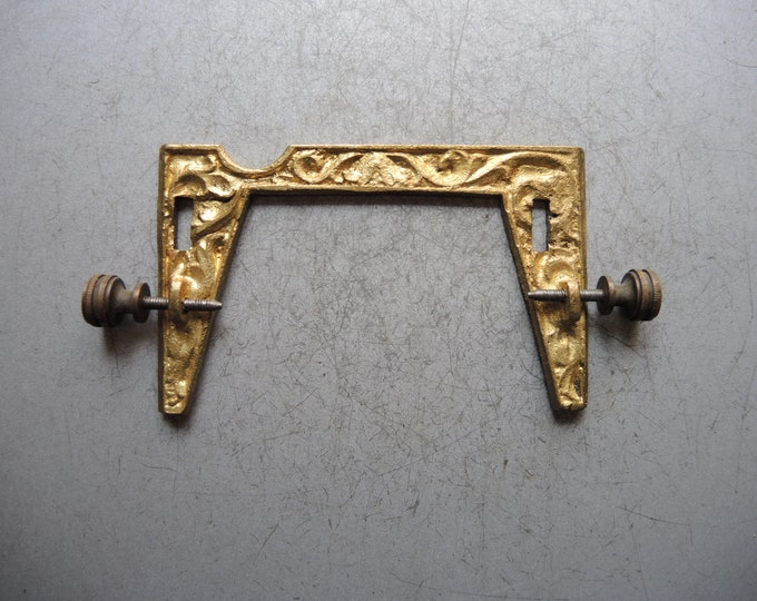 Set of Antique Brass Head Clock Movement Mount Fixation Screws With ...