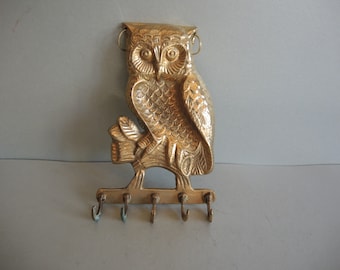 Brass Bird Key Holder - Etsy