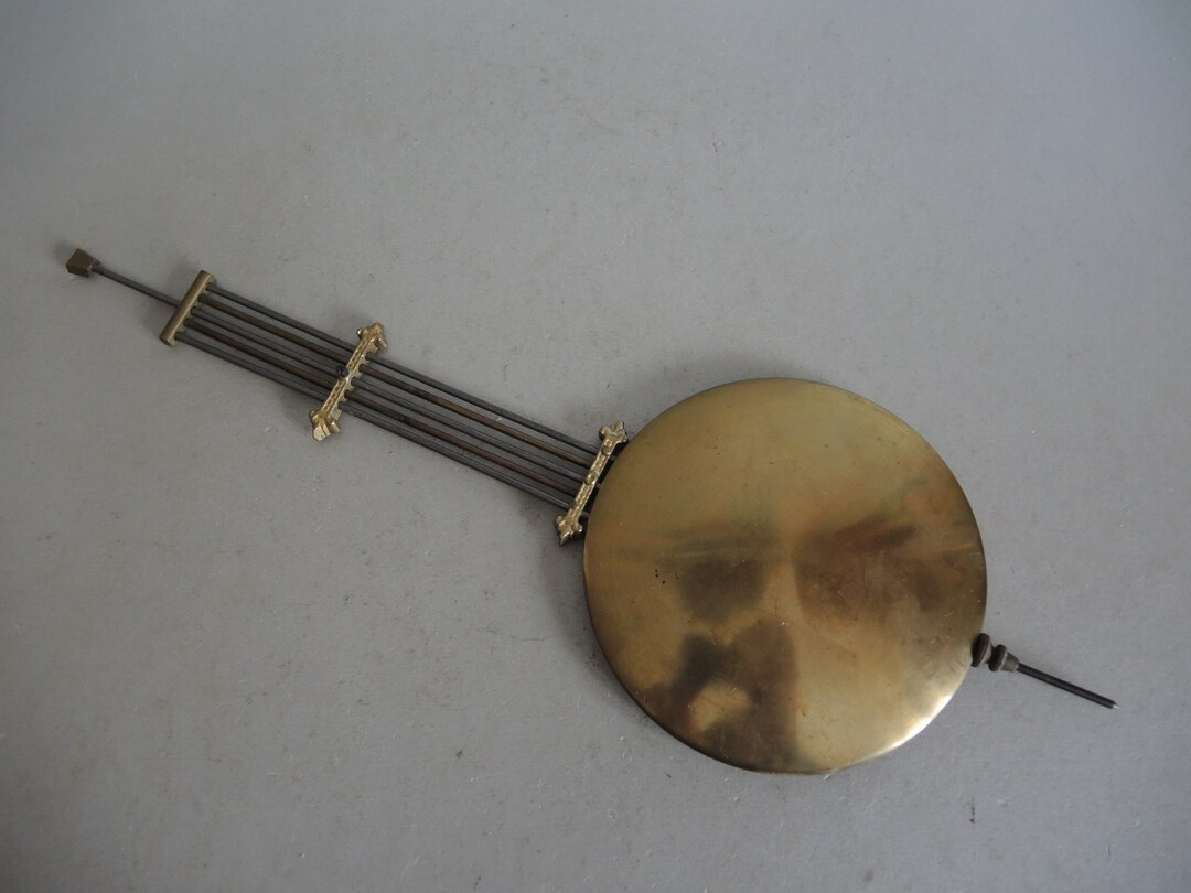 Antique Solid Brass and Metal Clock Pendulum From Gustav Becker ...