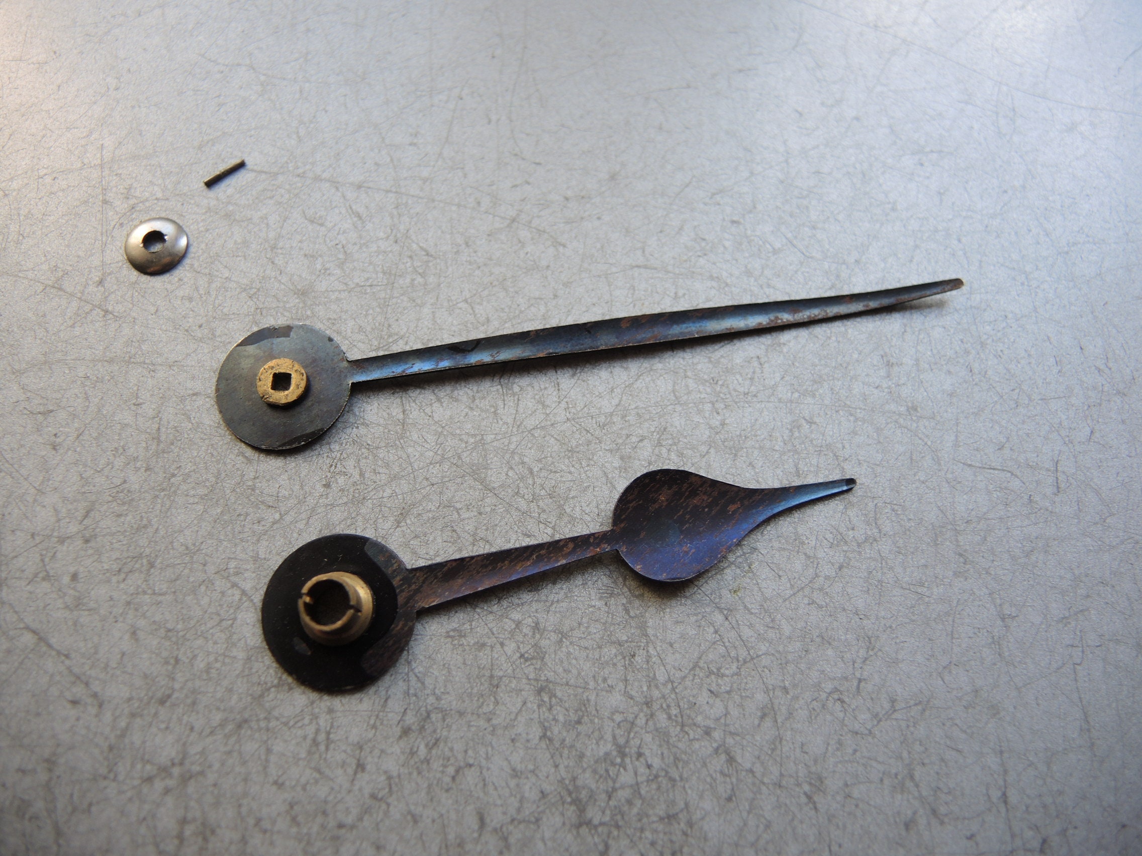 Set of Antique Solid Metal Clock Hands Mauthe 1930s Movement / - Etsy