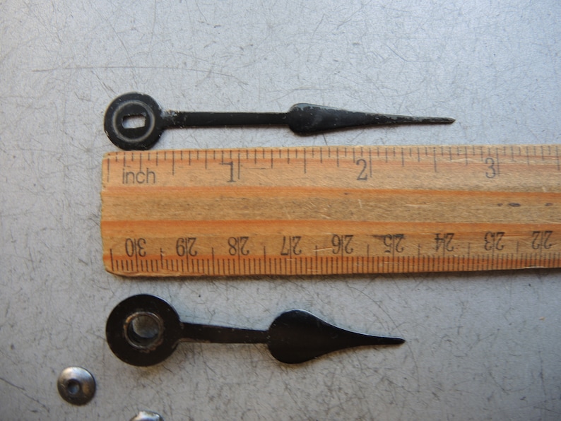 Set Antique Solid Metal Clock Hands HAC 1920s Movement / German Wall ...