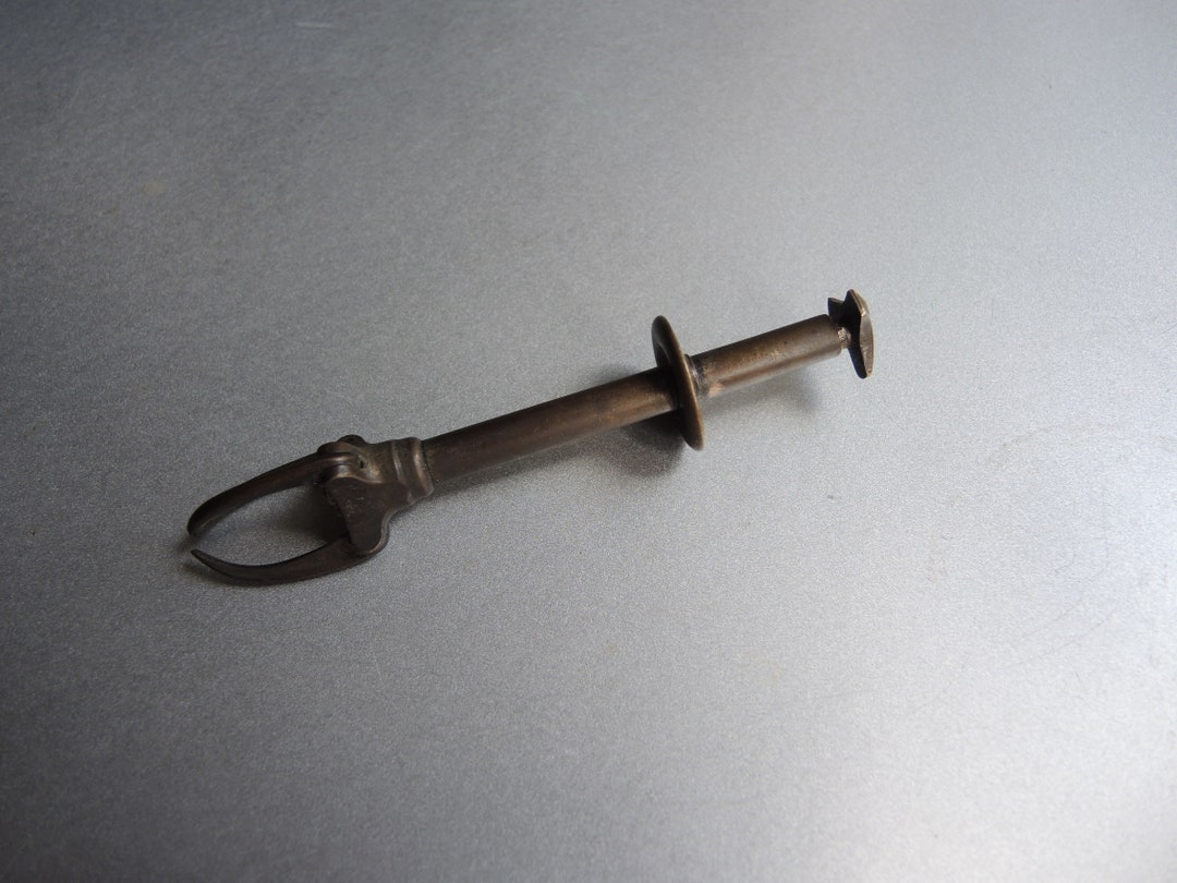 Vintage Brass Sugar Ice Cube Pick up Tongs Spoon / Solid Brass ...