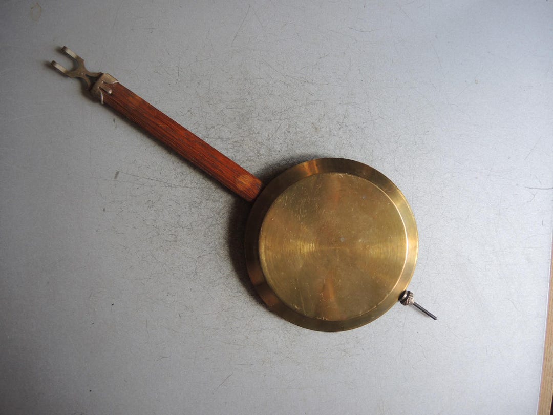 Antique Solid Brass and Wood Clock Pendulum Junghans / German Wall ...
