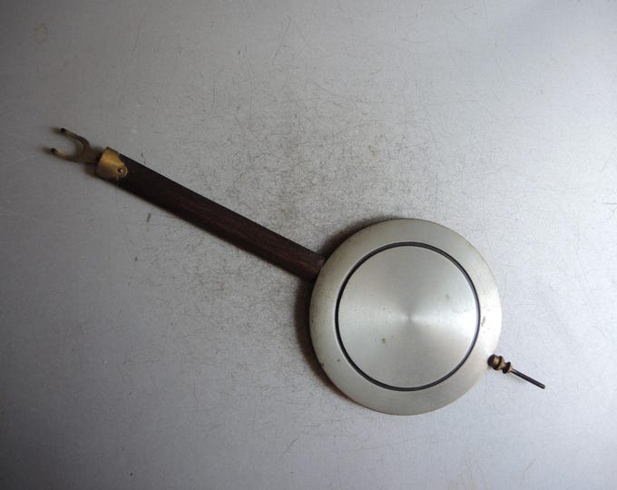 Antique Solid Brass and Wood Clock Pendulum Junghans // German Wall ...