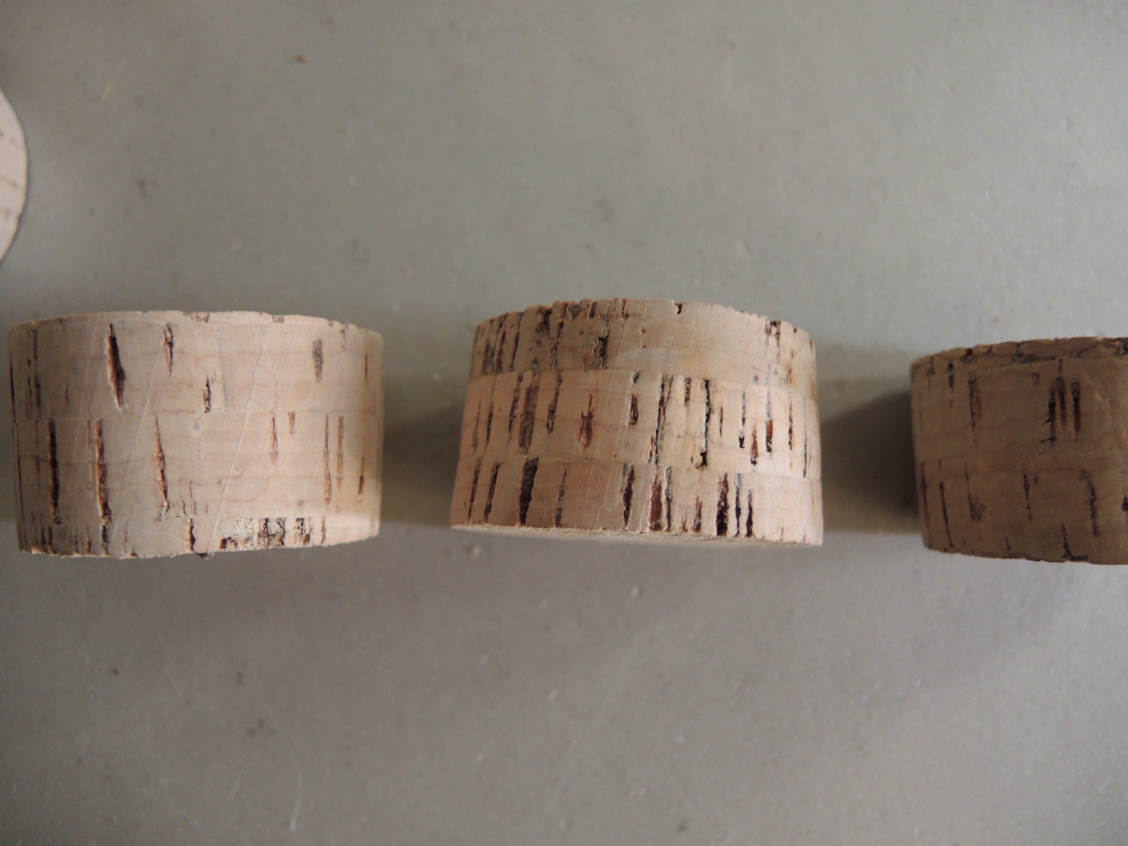 Set of 21 Unused Large Tapered Corks Bung Stopper / Organic Cork / Real ...