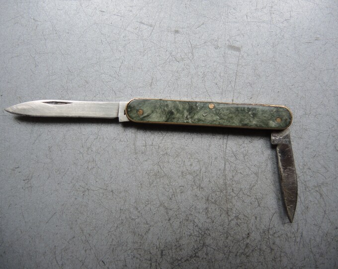 Vintage Antique Soviet Made CH Small Folding Knife / Plastic Handle Pen ...