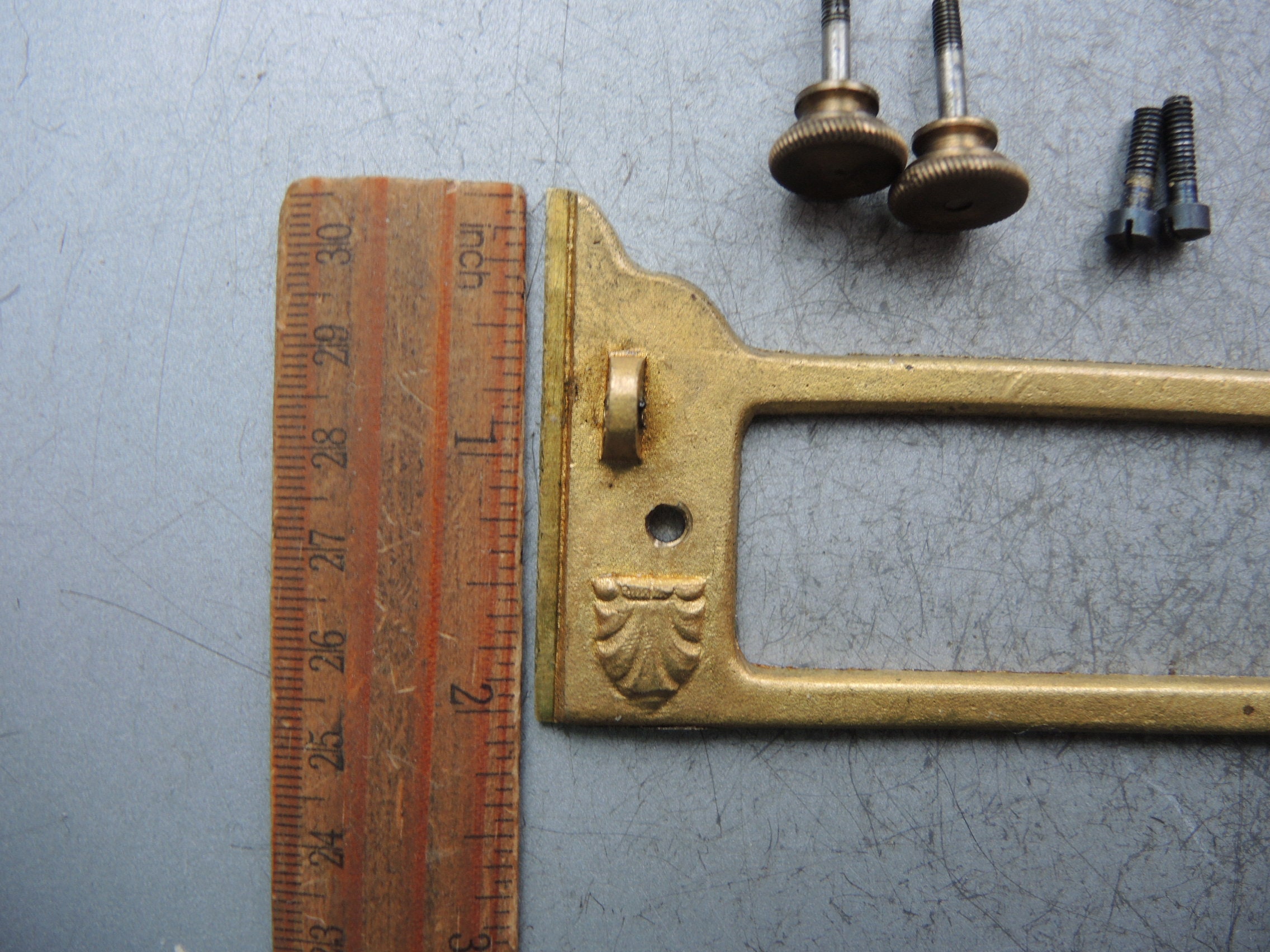 Set of Antique Brass Head Clock Movement Mount Fixation Screws - Etsy