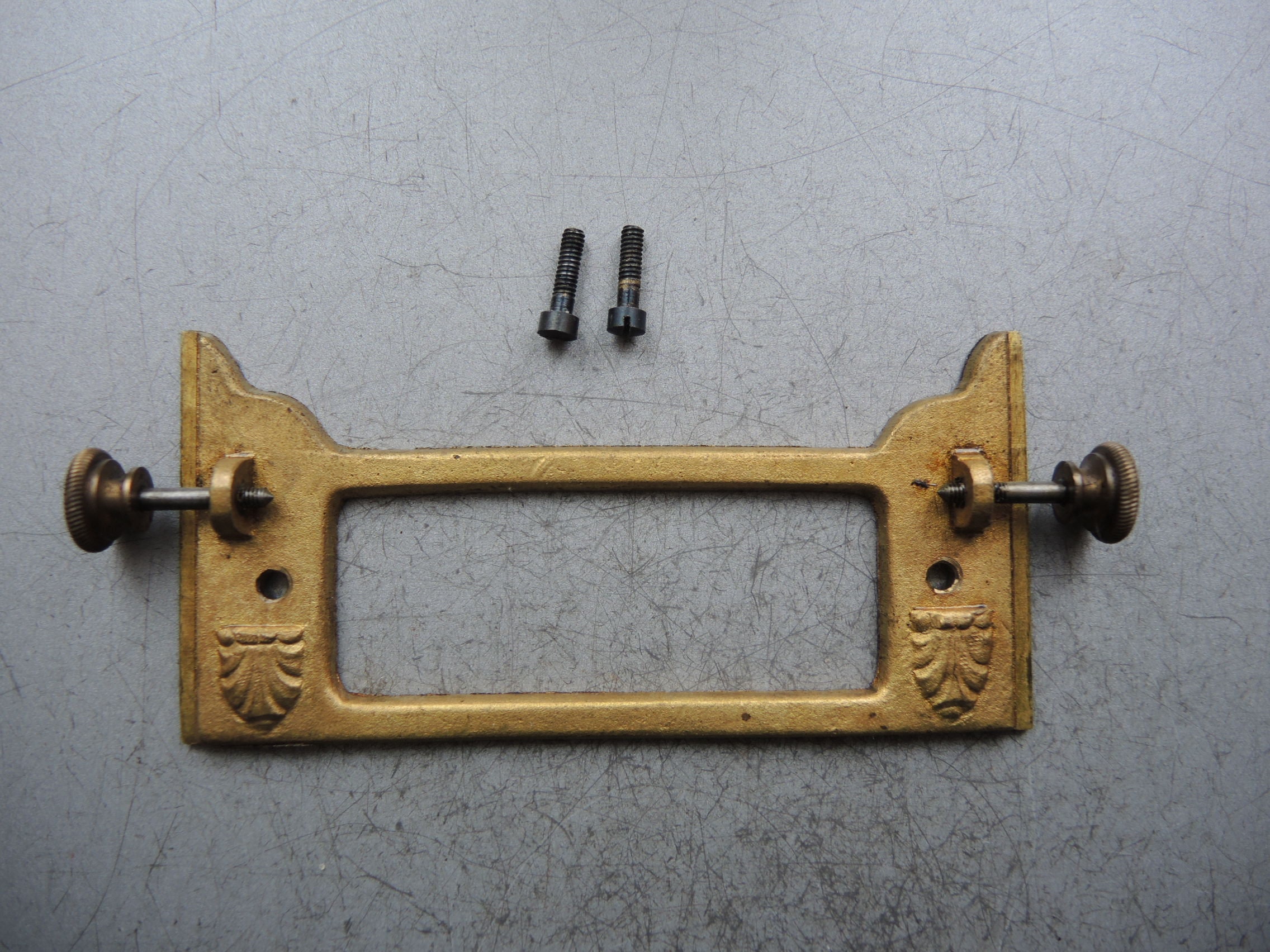 Set of Antique Brass Head Clock Movement Mount Fixation Screws - Etsy