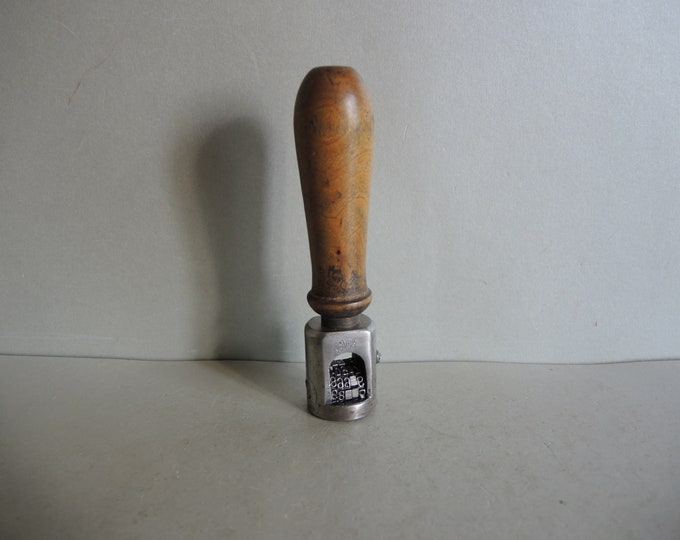 Vintage Soviet USSR Made Metal and Wood Date Stamp From Early 1950 ...