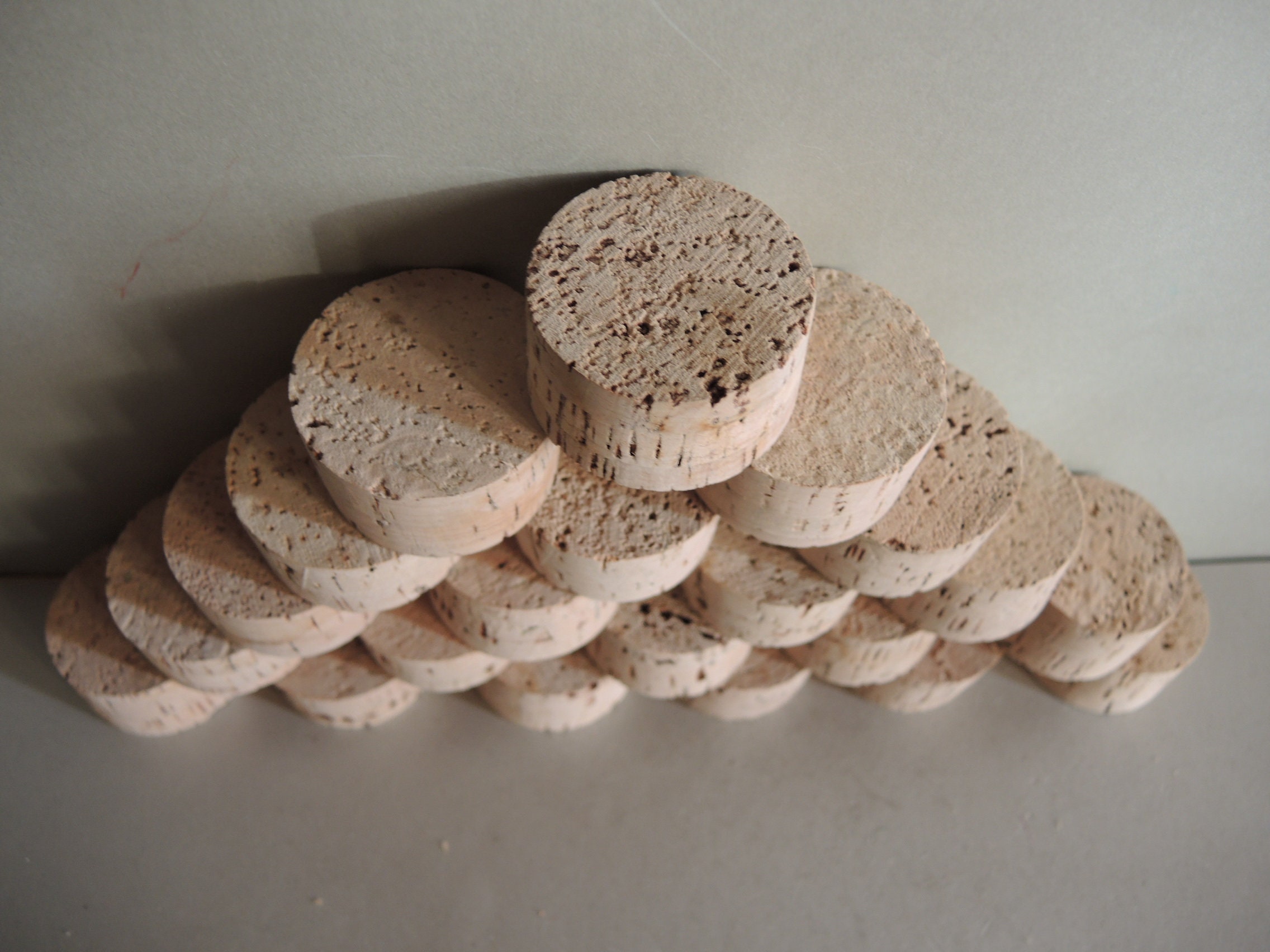 Set of 21 Unused Large Tapered Corks Bung Stopper / Organic Cork / Real ...