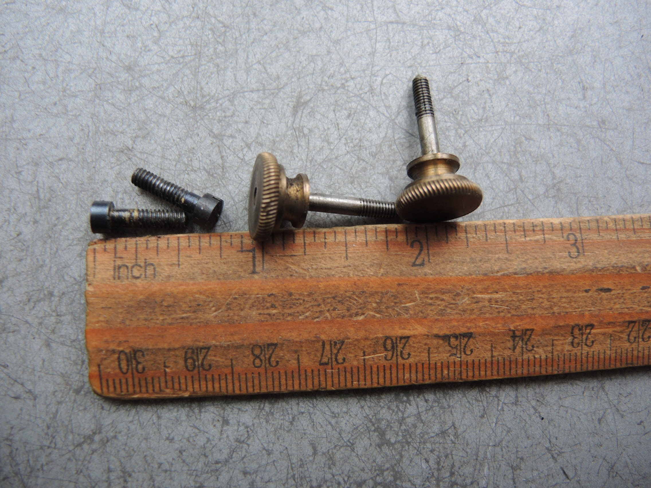 Set of Antique Brass Head Clock Movement Mount Fixation Screws - Etsy