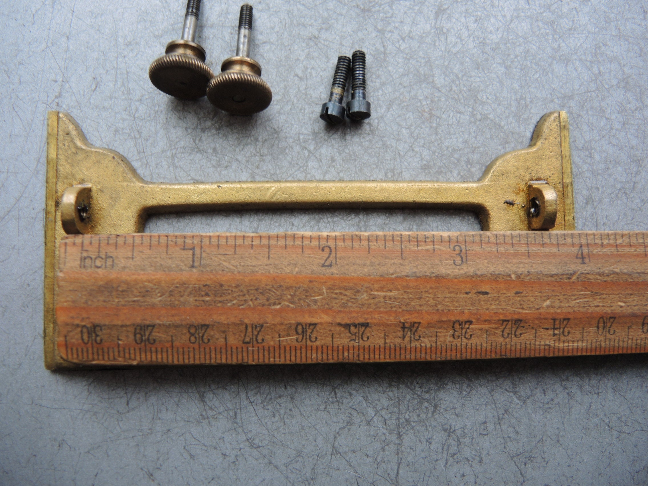 Set of Antique Brass Head Clock Movement Mount Fixation Screws - Etsy