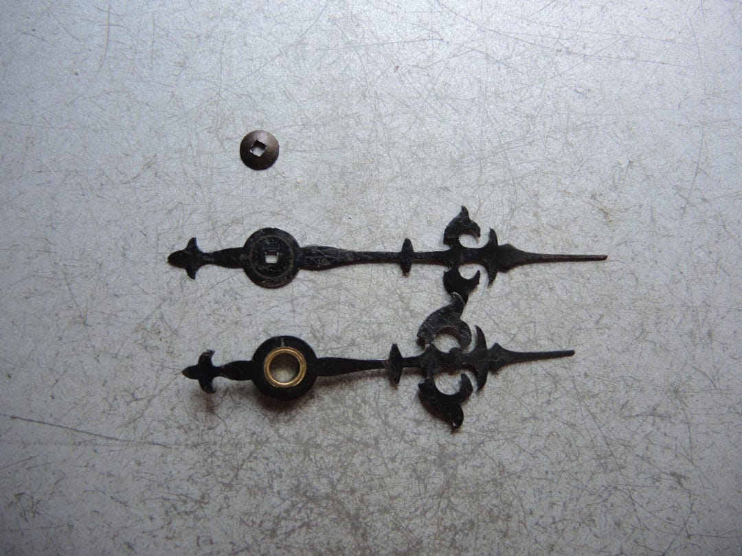 Set of Antique Solid Metal Clock Hands JUNGHANS 1910s Movement / German ...