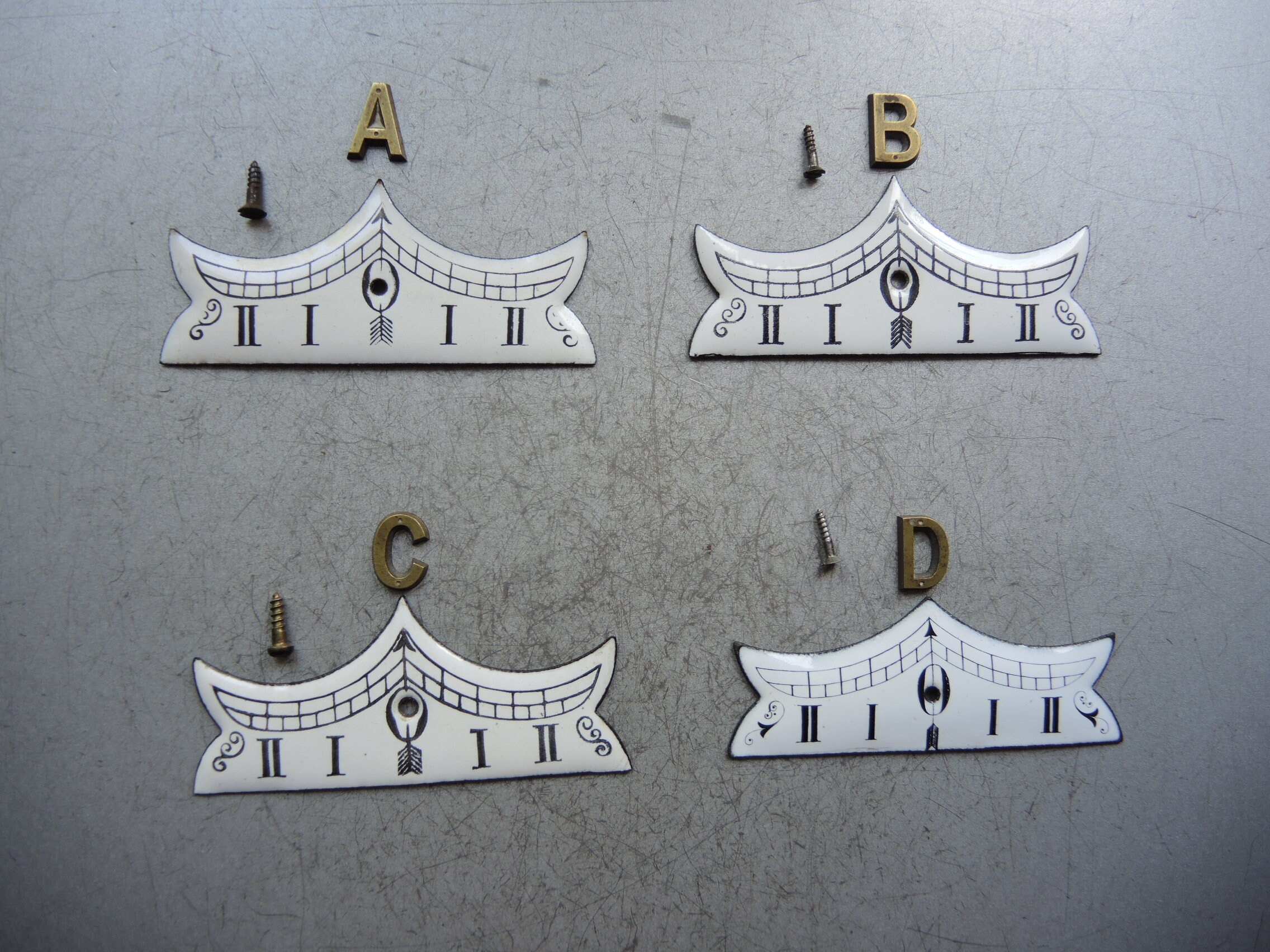 ONE Antique Enamel Covered Metal Beat Scale / German Vienna - Etsy