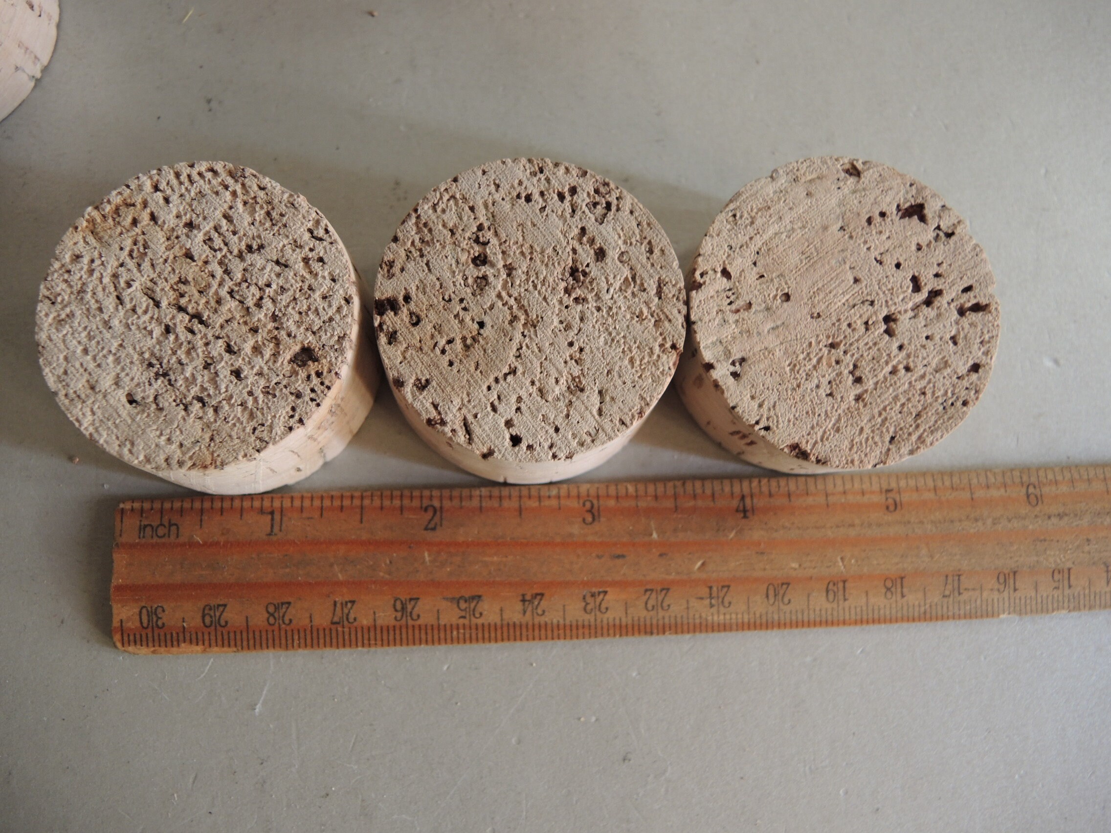 Set of 21 Unused Large Tapered Corks Bung Stopper / Organic Cork / Real ...