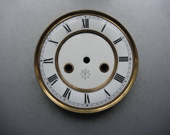 Genuine Antique Solid Brass and Metal Clock Movement PHS / German Wall ...