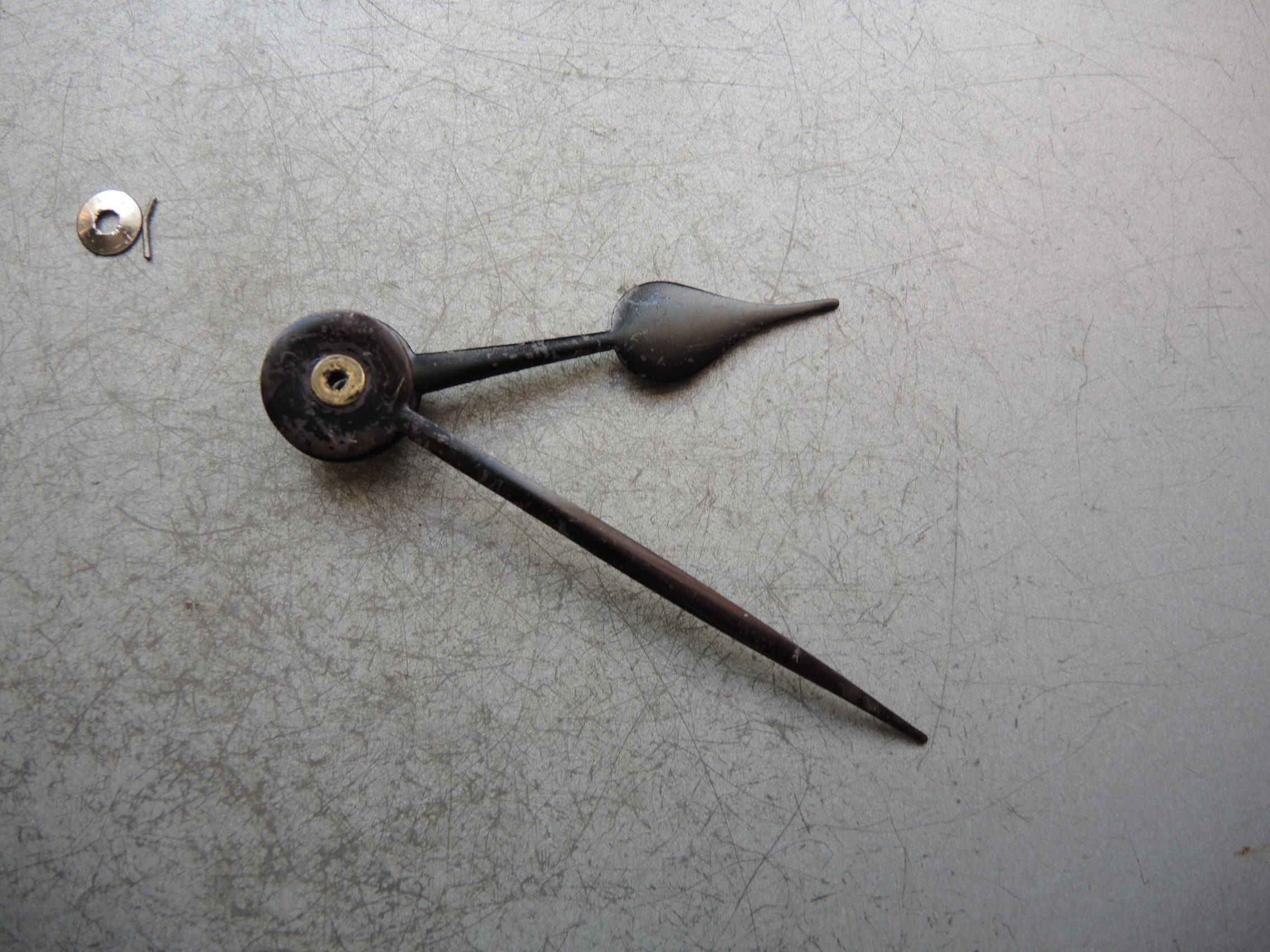 Set of Antique Solid Metal Clock Hands Mauthe 1920s Movement / German ...