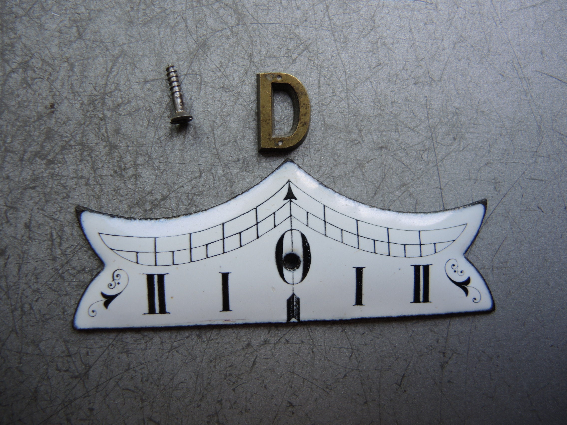 ONE Antique Enamel Covered Metal Beat Scale / German Vienna - Etsy