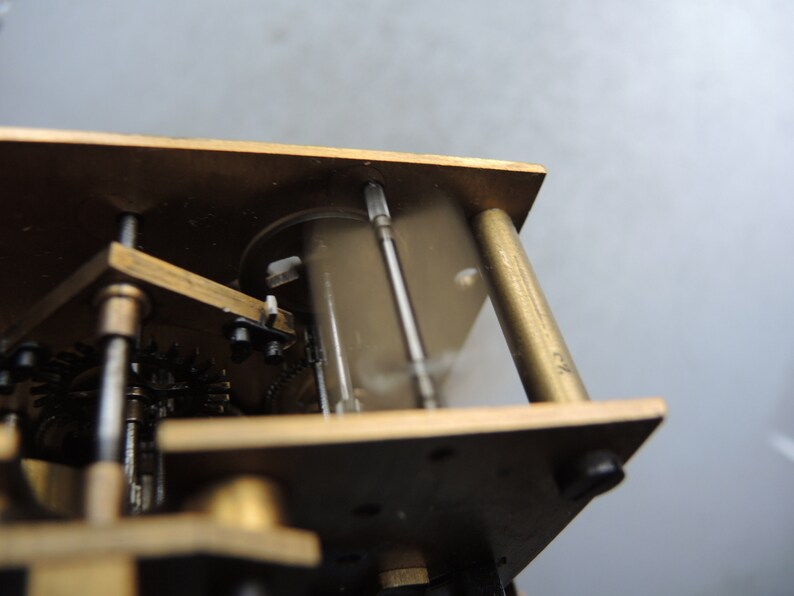 Genuine Antique Solid Brass and Metal Clock Movement Tobias Bauerle ...