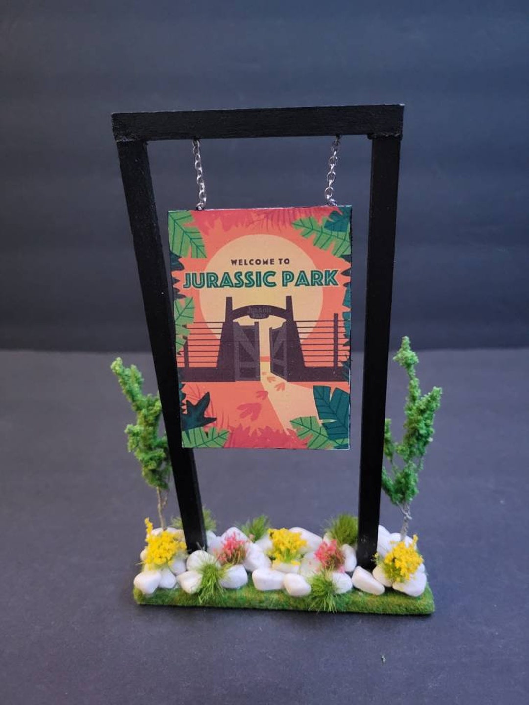 Jurassic Park Sign - Etsy