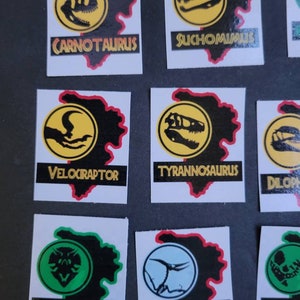Jurassic Park Dino Paddock Sticker/decals - Etsy