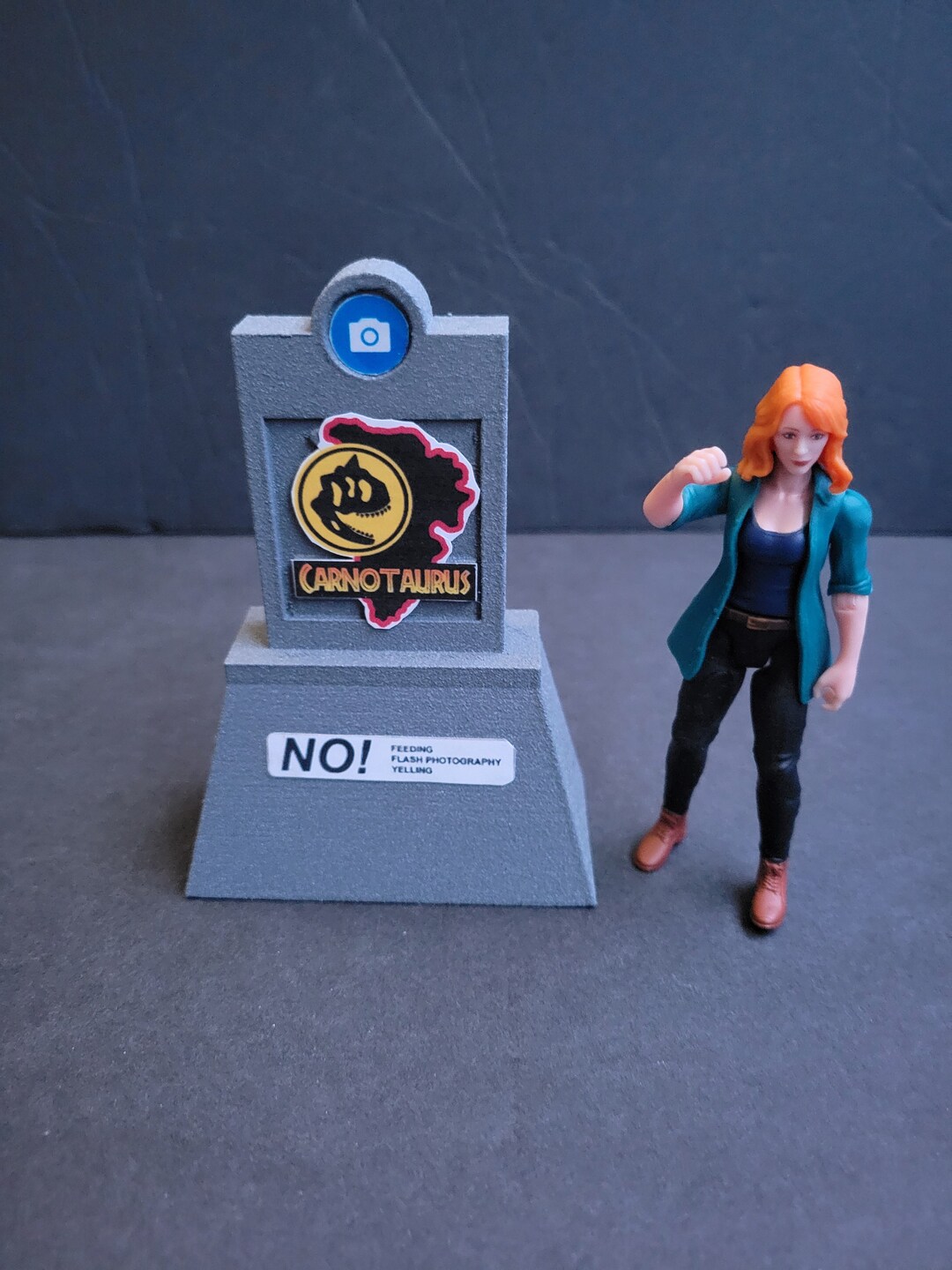 Carnotaurus Paddock Sign - Etsy