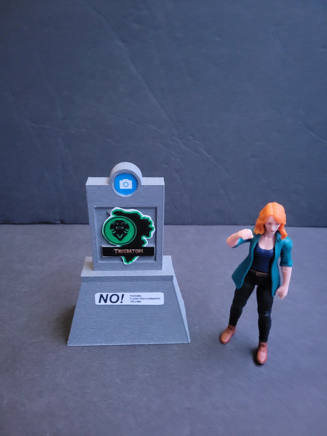 Triceratops Paddock Sign - Etsy