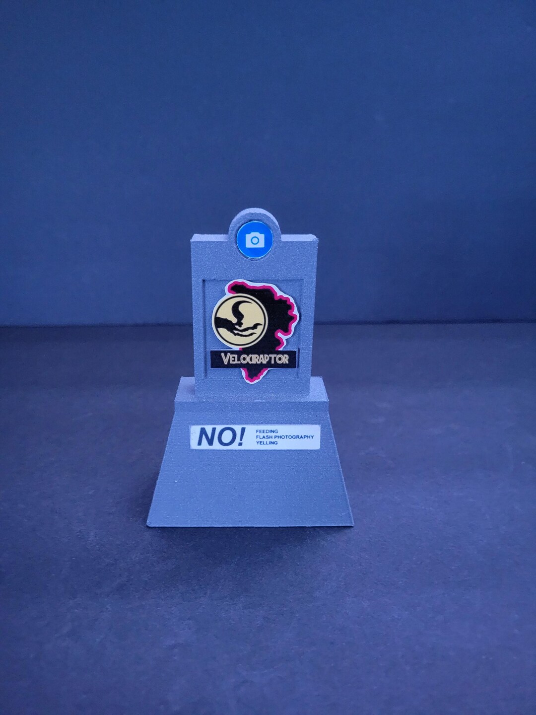 Velociraptor Paddock Sign - Etsy